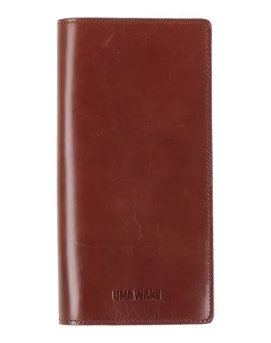 UMA WANG Wallet Cow Leather - Brown
