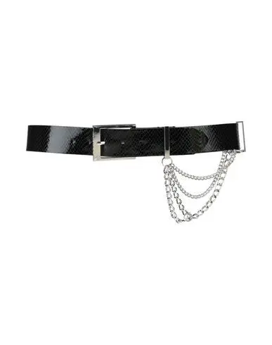 Zadig&Voltaire Leather Belt With Appliqués - Black