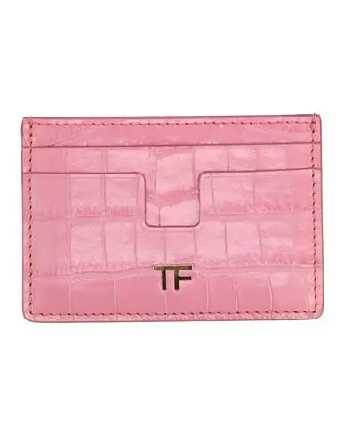 TOM FORD Cardholder Calfskin, Brass - Pink