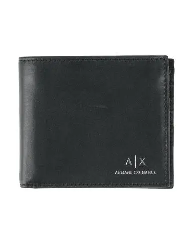 Armani Exchange Wallet Cow Leather - Black