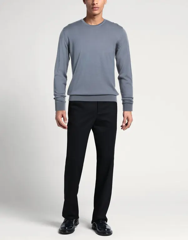 MODES Merino Wool Crewneck Sweater - Grey