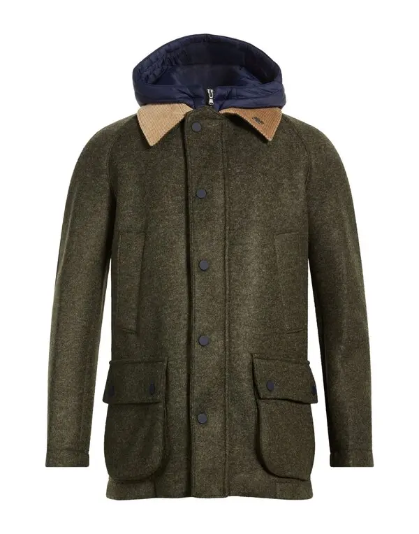 BOB Military Jacket With Zipper And Snap Fastening