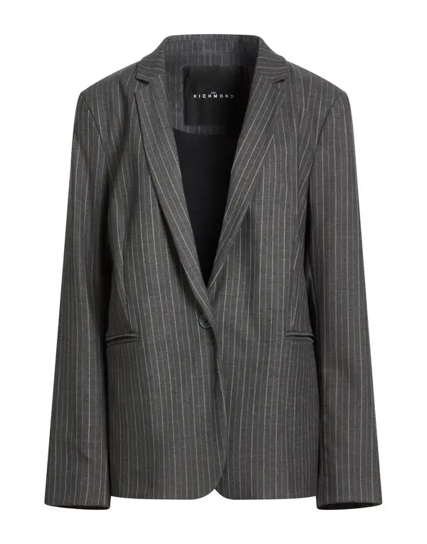 John Richmond Pinstriped Single-breasted Blazer