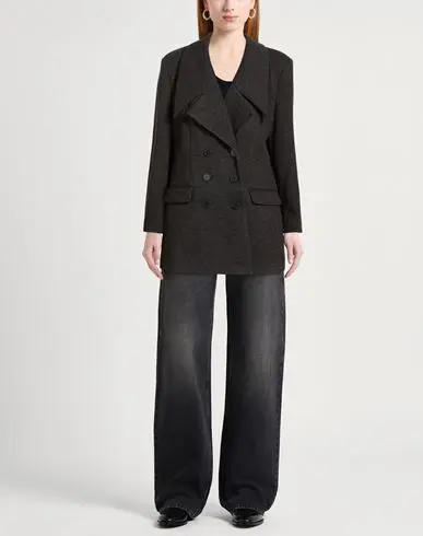 John Richmond Double-breasted Flannel Coat