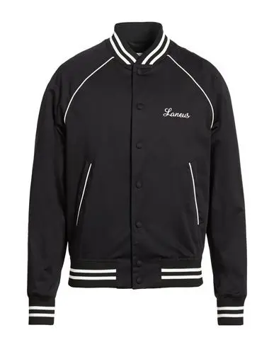 LANEUS Varsity Jacket With Embroidered Logo