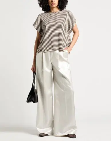 Brunello Cucinelli Striped Sequined Crewneck Sweater