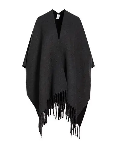 Brunello Cucinelli Wool And Cashmere Cape - Charcoal