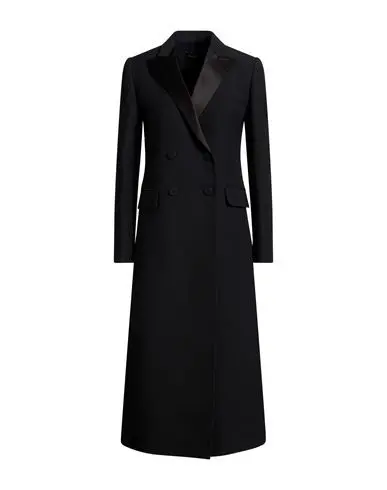Fabiana Filippi Overcoat & Trench Coat Size Wool, Silk - Black