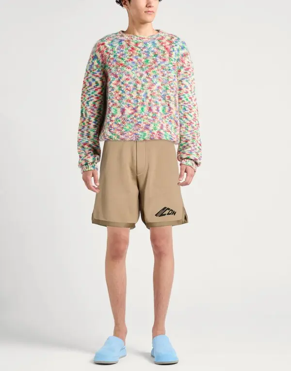 Dsquared2 Cotton Polyester Athletic Shorts - Camel