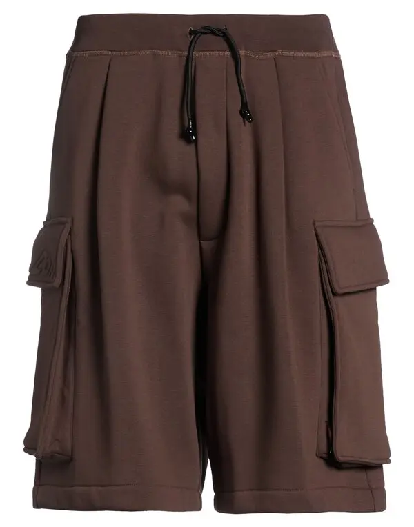 Dsquared2 Chocolate Cotton Polyester Cargo Shorts - Brown