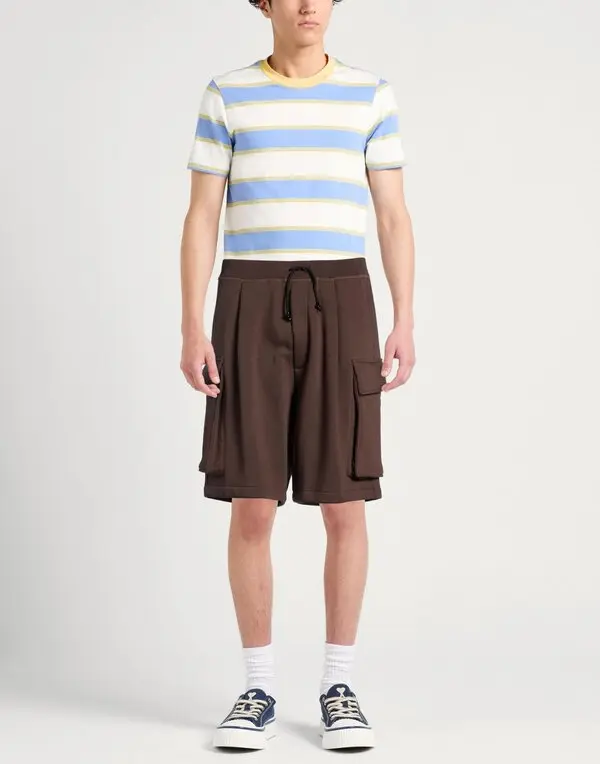 Dsquared2 Chocolate Cotton Polyester Cargo Shorts - Brown