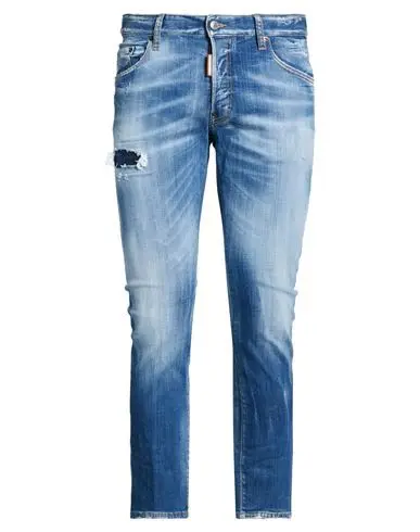 Dsquared2 Tapered Jeans With Distressed Detail - Blue