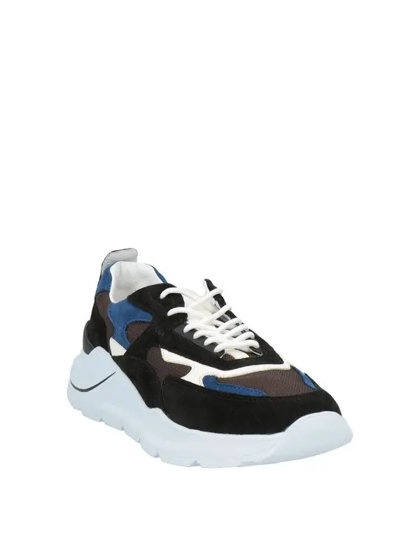 D.a.t.e. Textile And Leather Chunky Sneakers - Brown