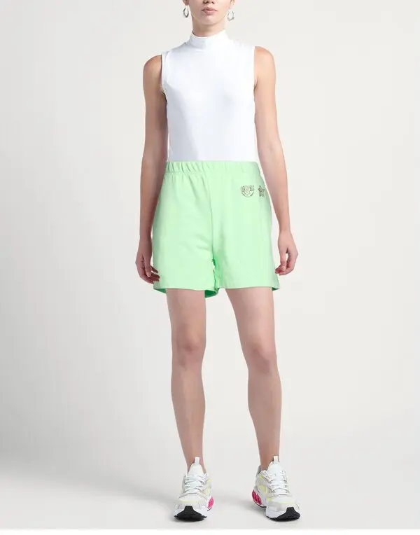 CHIARA FERRAGNI Athletic High-waisted Shorts - Green