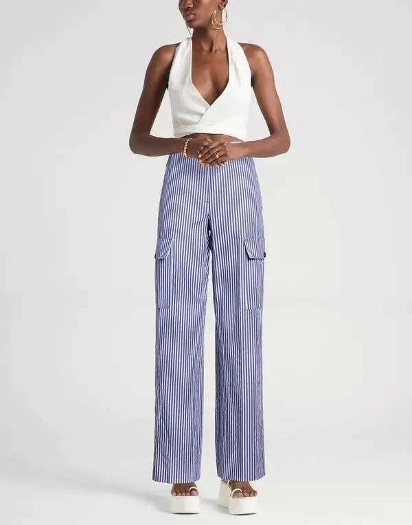 DEPARTMENT 5 Striped Cotton Cargo Pants