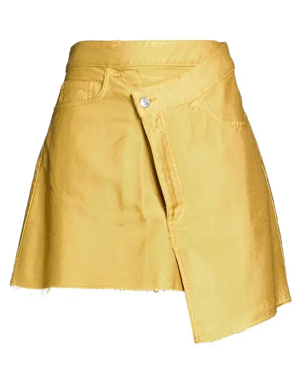 DEPARTMENT 5 Mini Wrap Skirt - Yellow