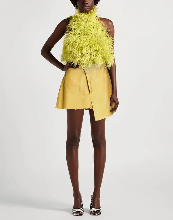 DEPARTMENT 5 Mini Wrap Skirt - Yellow