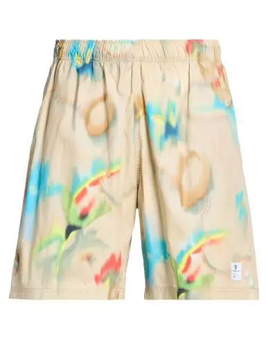 DEPARTMENT 5 Cotton Tie-dyed Casual Shorts - Sand