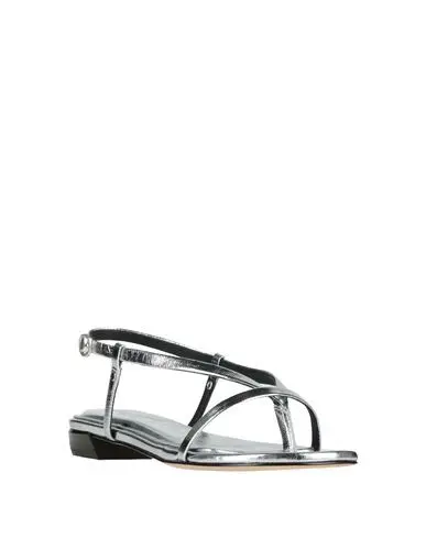 Rag & Bone Thong Sandal Leather - Silver