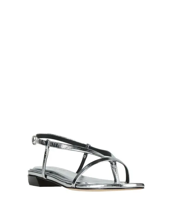Rag & Bone Thong Sandal Leather - Silver