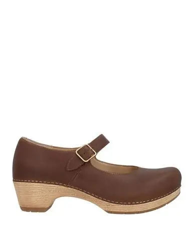 Dansko Leather Clogs - Brown
