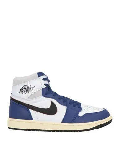 JORDAN Leather High-top Sneakers - Blue