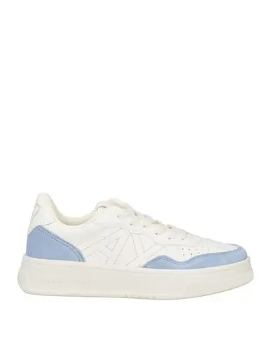 Armani Exchange Two-tone Suede Trim Sneakers - Blue