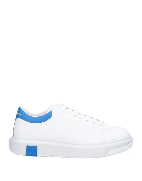 Armani Exchange Low-top Leather Sneakers - White