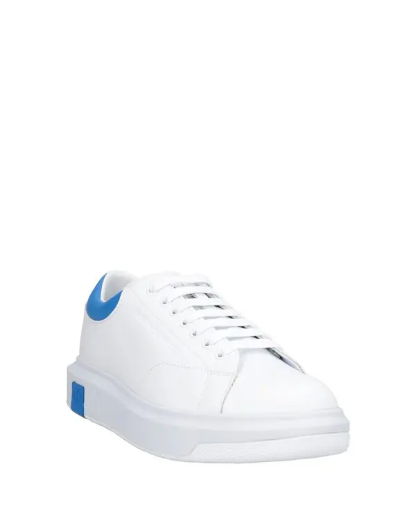Armani Exchange Low-top Leather Sneakers - White