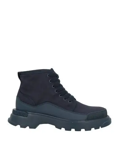 Armani Exchange Lace-up Ankle Boots - Navy
