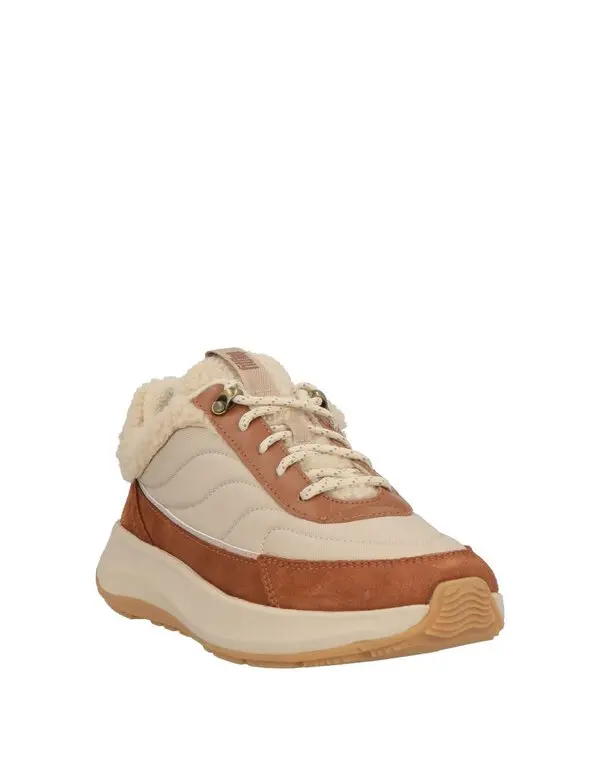 Fitflop Low-top Shearling Sneakers - Brown