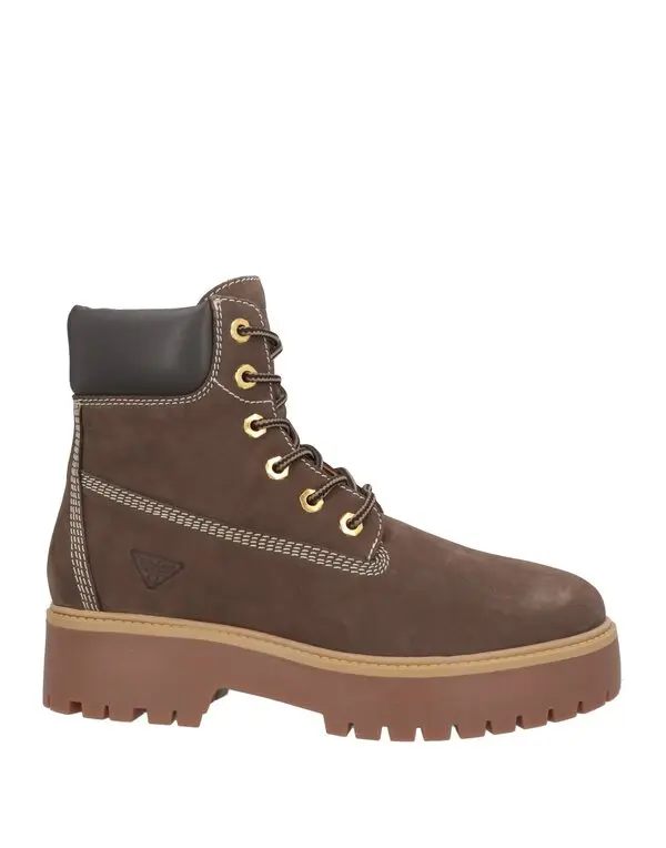 DOCKSTEPS Lace-up Nubuck Ankle Boots - Brown