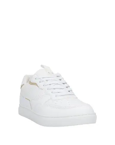 Armani Exchange Low-top Sneakers With Logo And Piped Trims