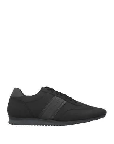 Paul & Shark Leather And Textile Low-top Sneakers