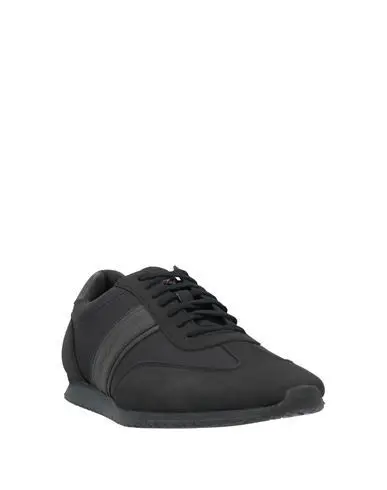 Paul & Shark Leather And Textile Low-top Sneakers