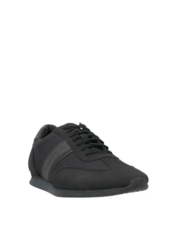 Paul & Shark Leather And Textile Low-top Sneakers