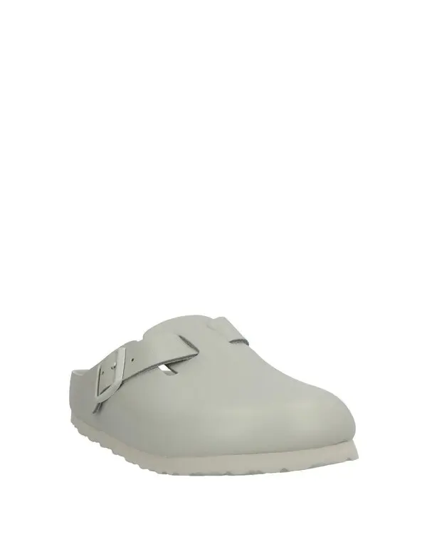 BIRKENSTOCK Leather Mules & Clogs - Grey