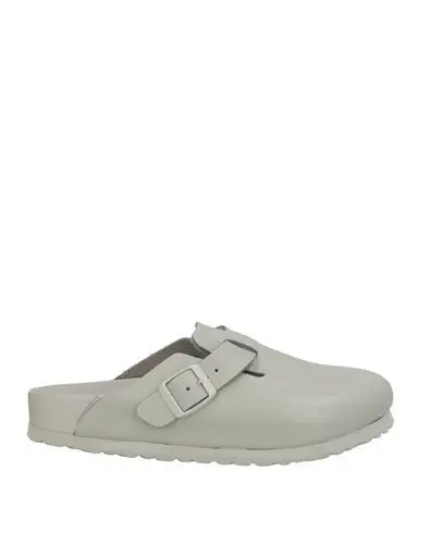 BIRKENSTOCK Mules & Clogs Light Size Leather - Grey