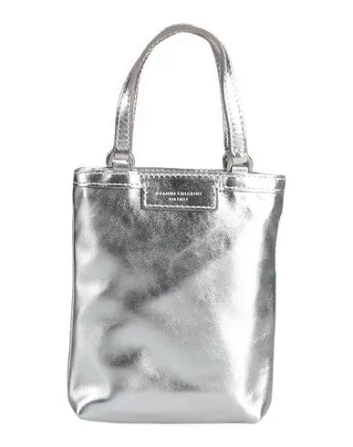 GIANNI CHIARINI Metallic Leather Mini Bag - Silver