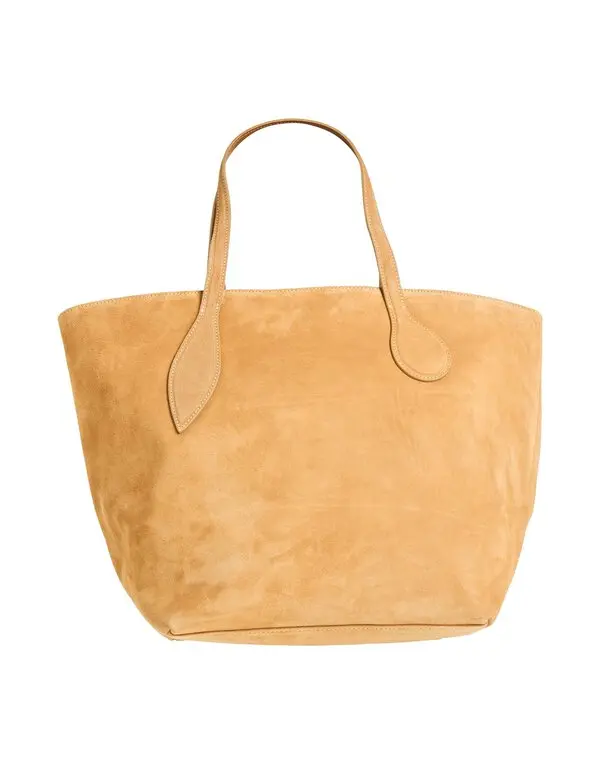 LIFFNER Chocolate Cow Leather Tote - Yellow