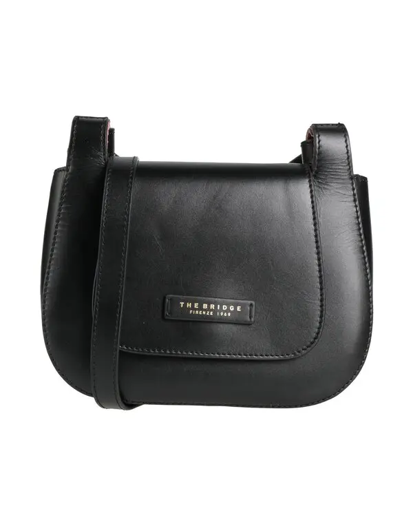 THE BRIDGE Leather Cross-body Saddle Bag