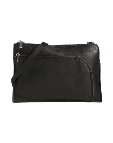 Rick Owens Pebbled Leather Cross-body Bag - Black