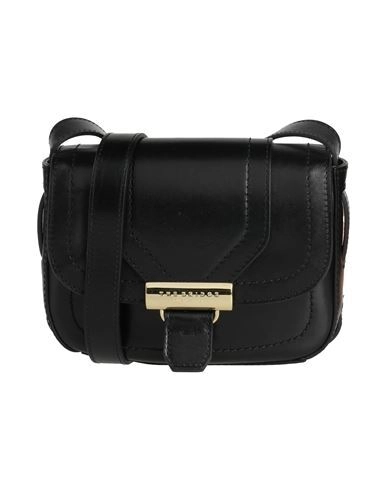 THE BRIDGE Leather Cross-body Flap Bag - Black