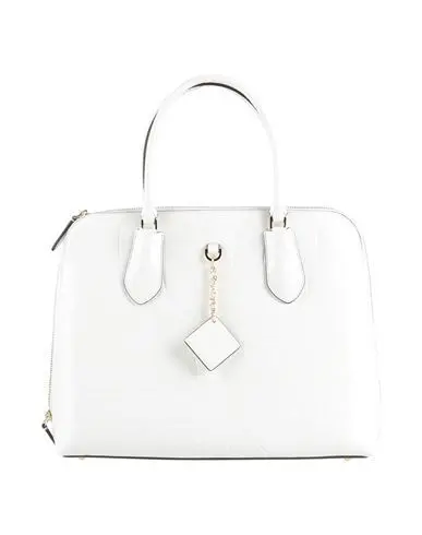 Tory Burch Crocodile-print Leather Tote - White