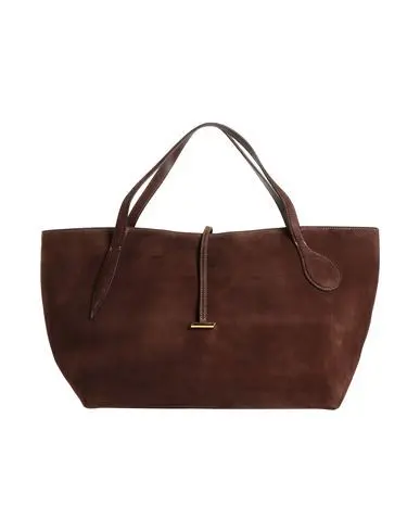 LIFFNER Chocolate Leather Tote - Brown