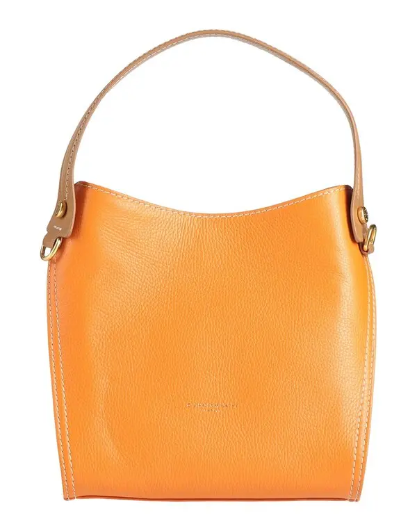 GIANNI CHIARINI Leather Tote Handbag - Mandarin