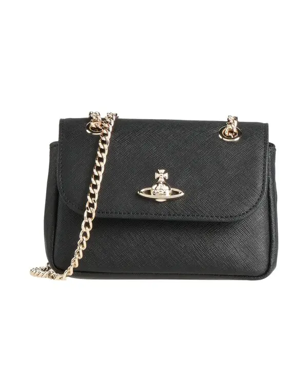 VIVIENNE WESTWOOD Mini Leather Crossbody Bag With Chain Strap
