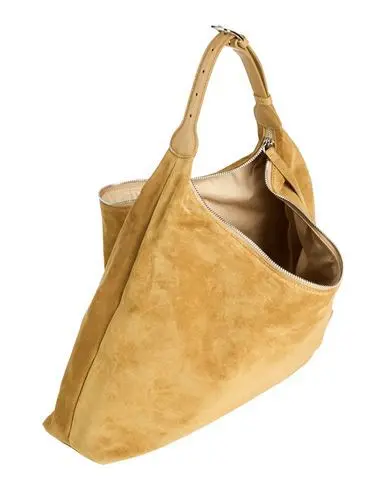 LIFFNER Leather Hobo Bag - Beige