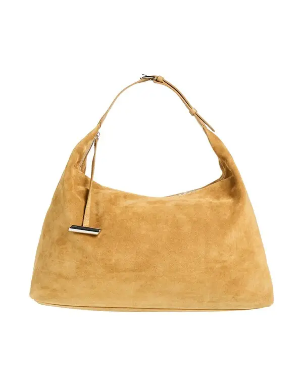 LIFFNER Leather Hobo Bag - Beige