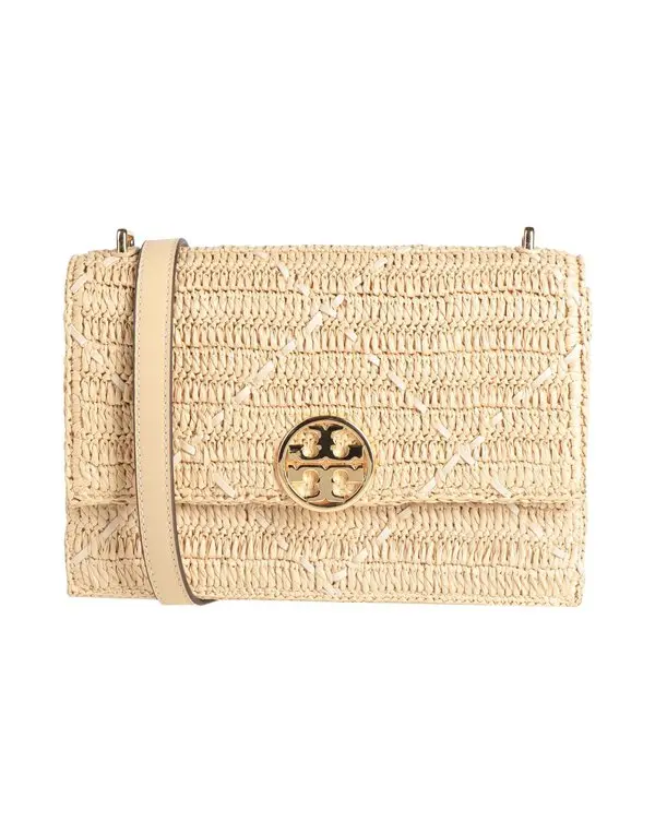 Tory Burch Raffia And Leather Cross-body Bag